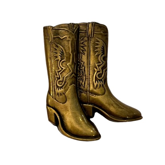 Baron | Accessories | Vintage Solid Brass Belt Buckle Western Cowboy ...